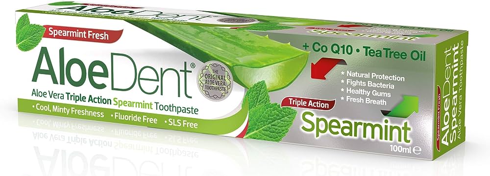Buy AloeDent Triple Action Spearmint Toothpaste 100ml – Lubeni Pharmacy