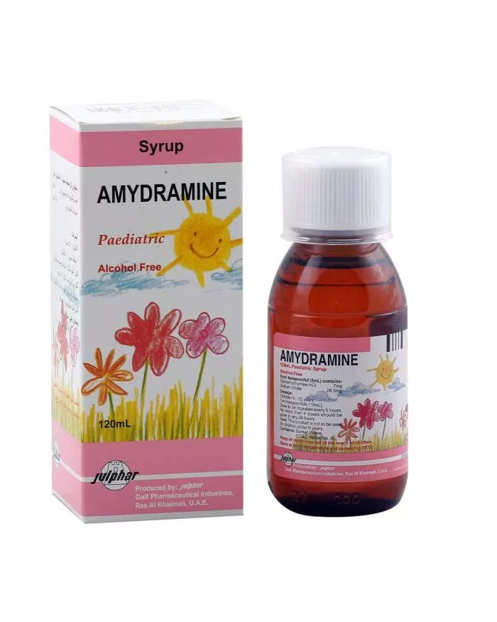 Buy Amydramine Paediatric Syrup 120ml – Lubeni Pharmacy