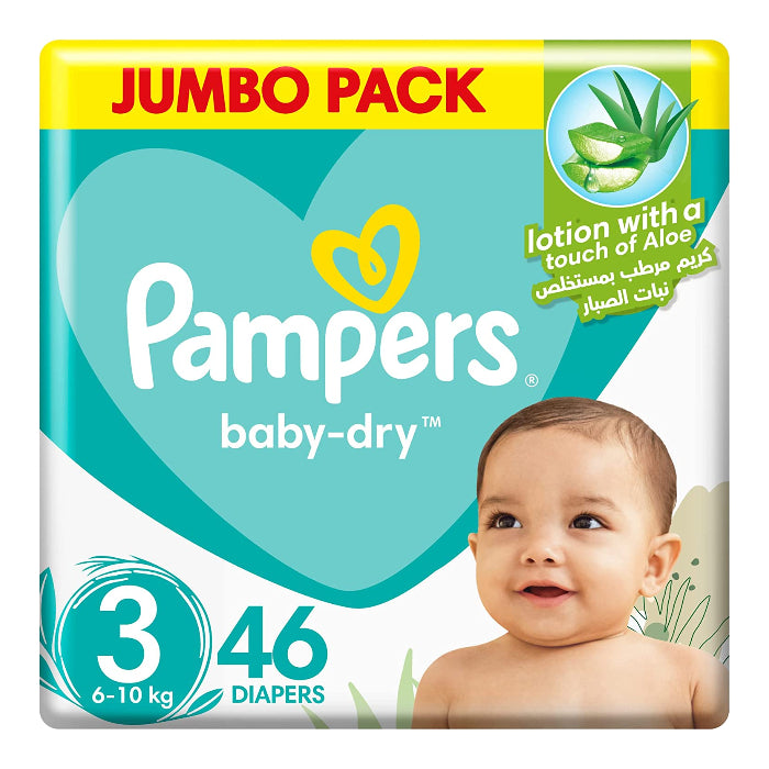 Buy Pampers Active Baby Value Pack Diapers Size 3 46's – Lubeni Pharmacy