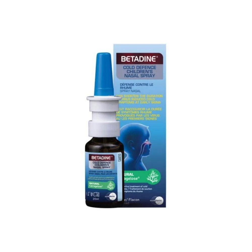 Buy Betadine Cold Defence Nasal Spray Kids 20ml – Lubeni pharmacy