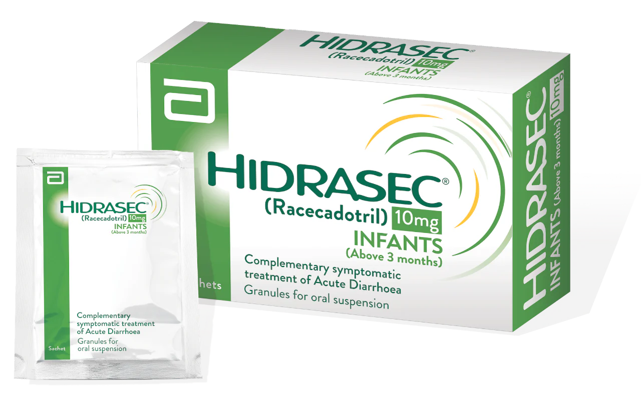 Buy Hidrasec 10mg Infant Sachet 16's – Lubeni pharmacy
