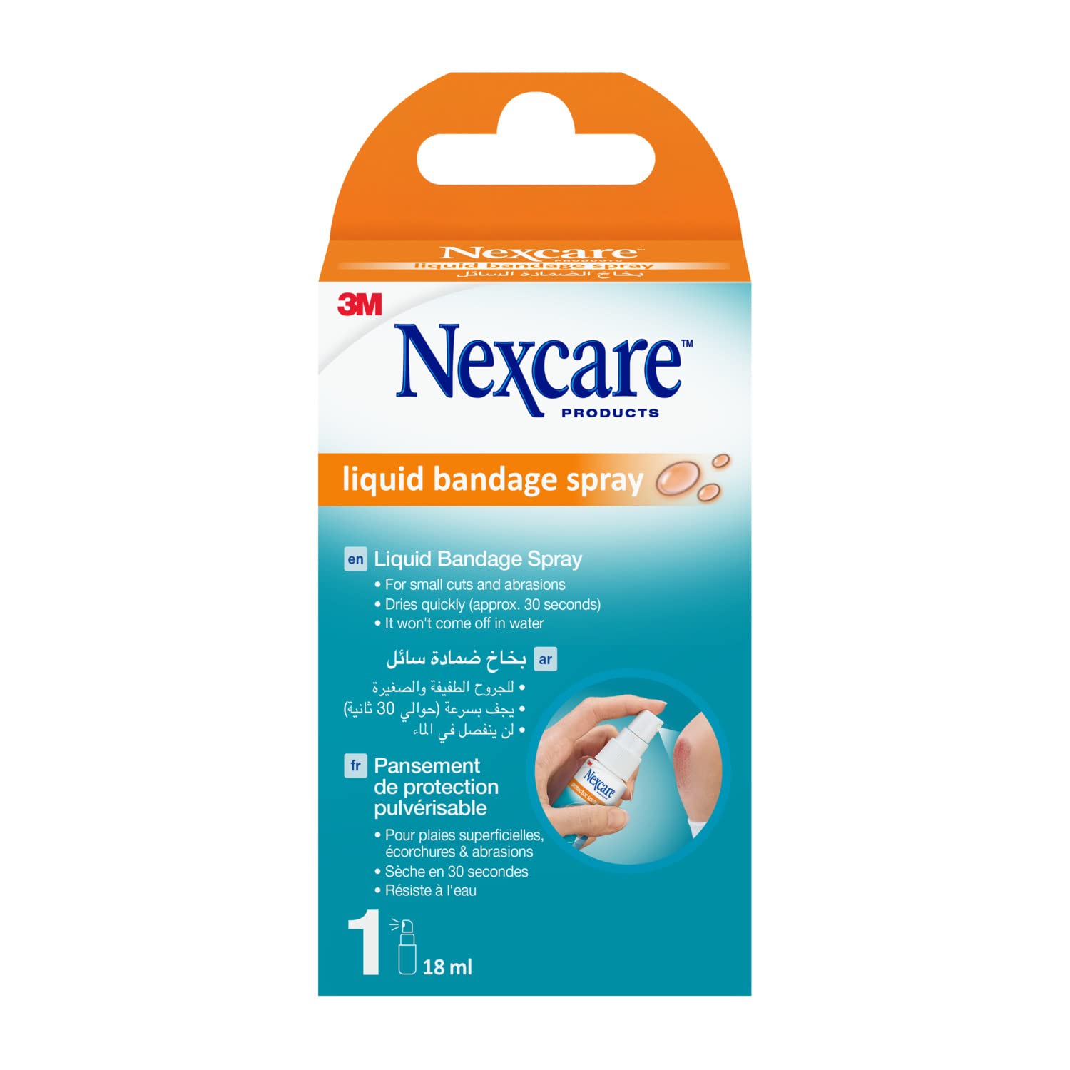 Buy Nexcare Liquid Bandage Spray 18ml – Lubeni pharmacy