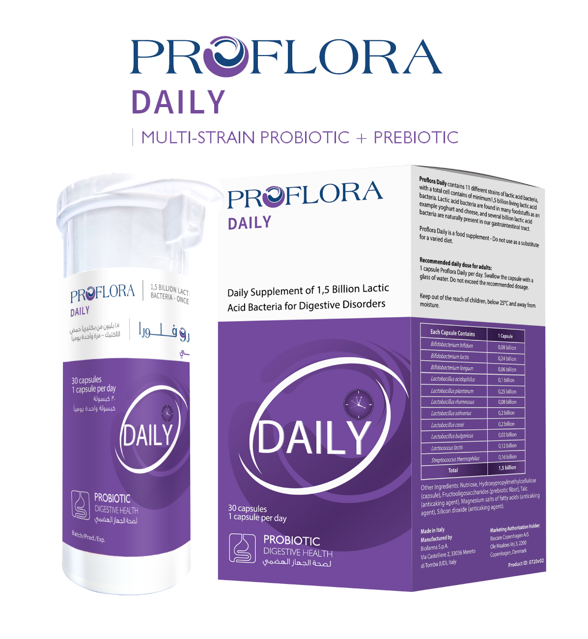 Buy Proflora Daily capsules 30's – Lubeni Pharmacy